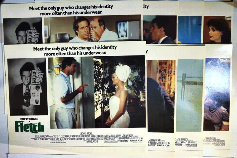ORIGINAL LOBBY CARDS - FLETCH - 1985 - set of 8 - SOLD 03/11/2022 - X ...