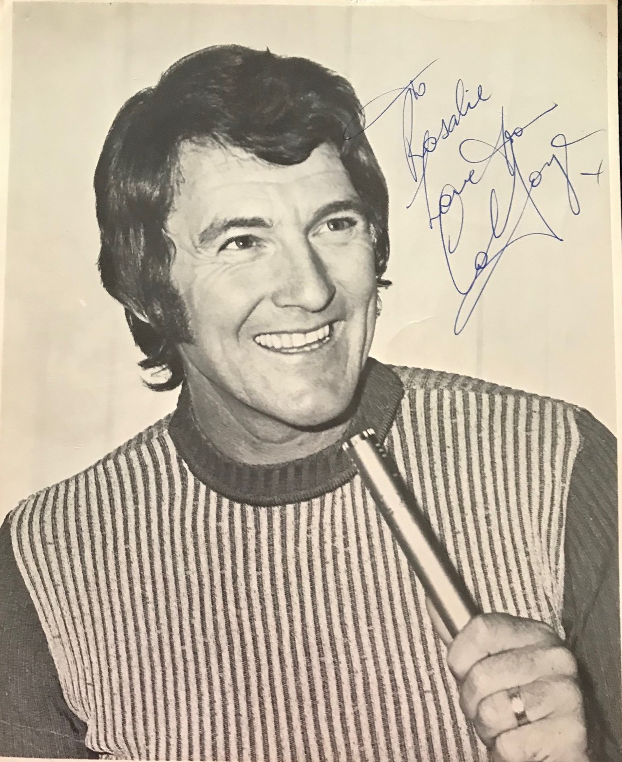 COL JOY - AUTOGRAPHED 10 x 8 PUBLICITY PHOTOGRAPH - X Marks The Shop