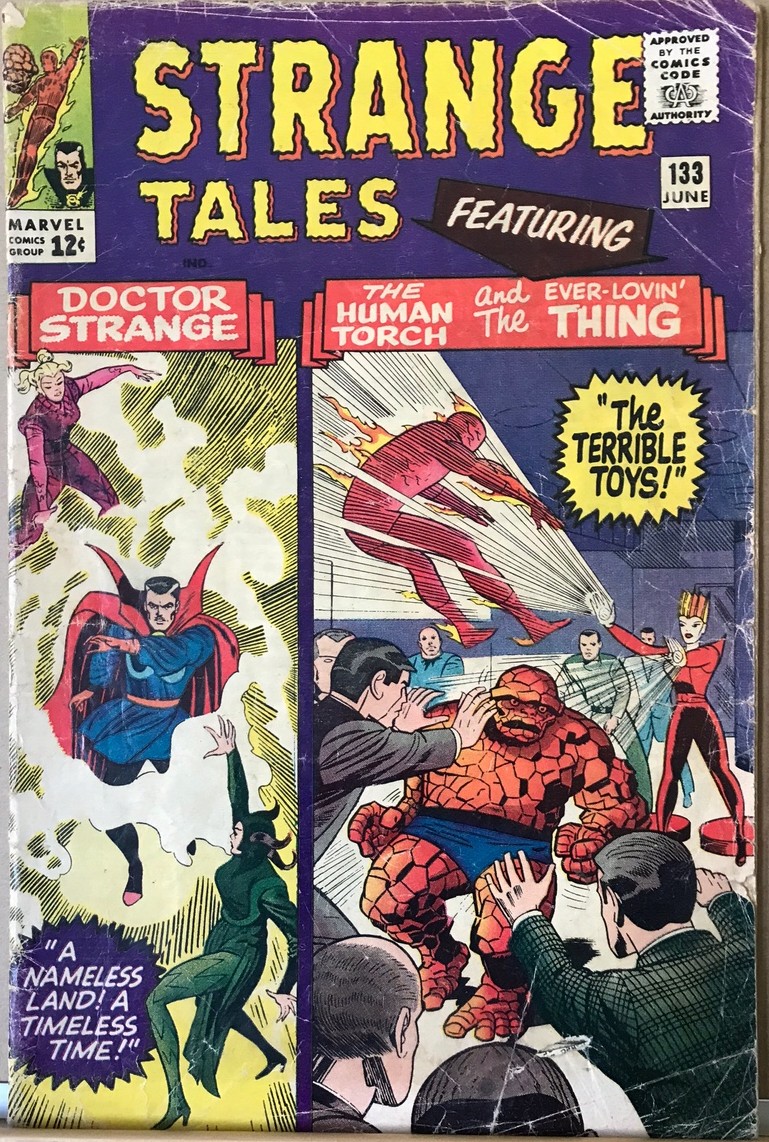 COMIC BOOK - MARVEL - STRANGE TALES - DOCTOR STRANGE #133 - SOLD 21/04 ...