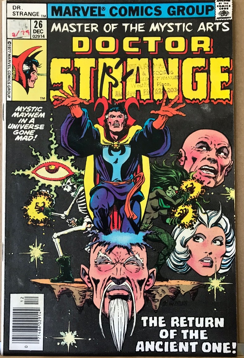 COMIC BOOK - MARVEL - DOCTOR STRANGE (Lot of 5) - #25,#26,#27,#28,#29 ...
