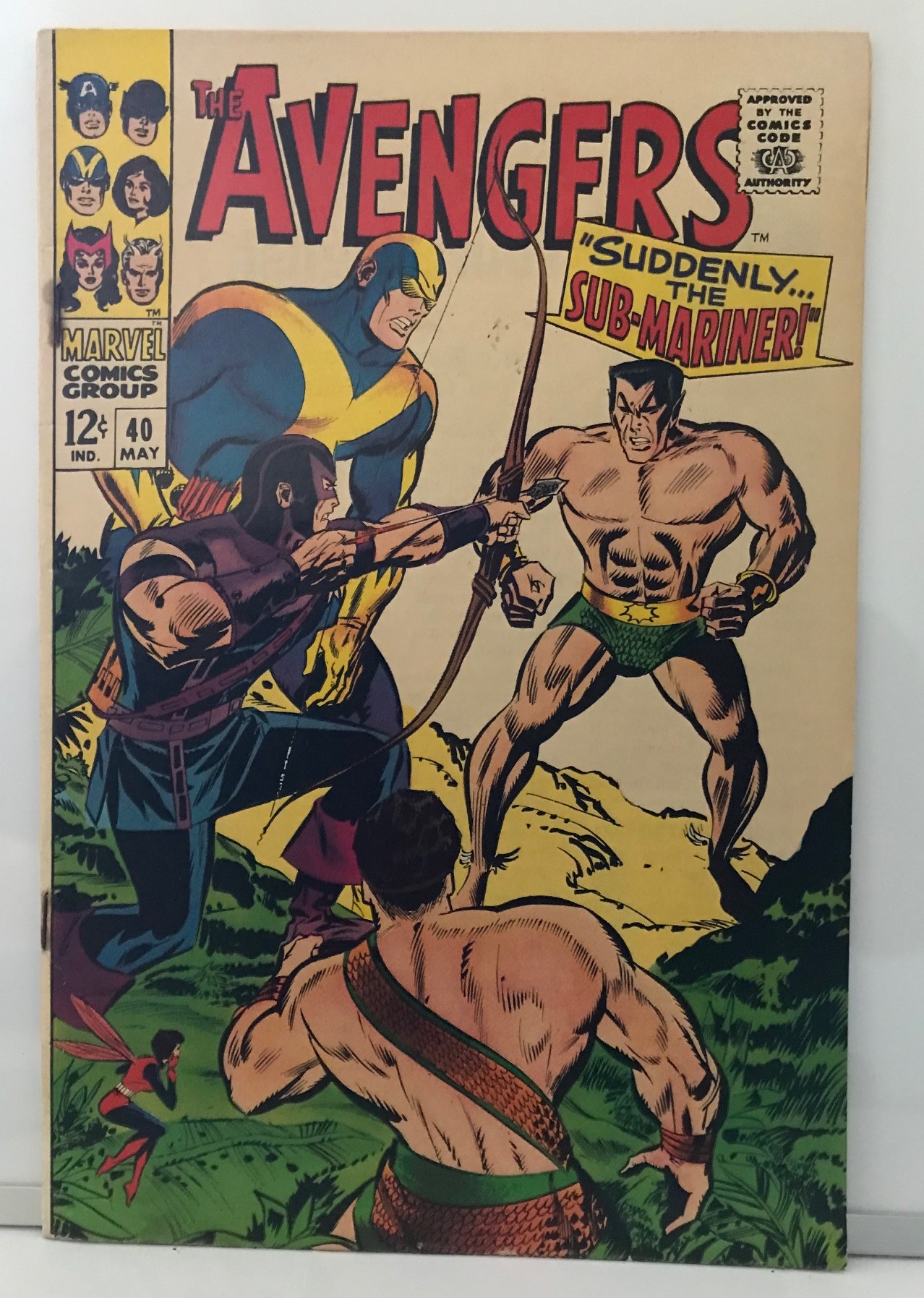COMIC BOOK - MARVEL COMIC GROUP - THE AVENGERS - #40 - SOLD 16/07/2025 ...