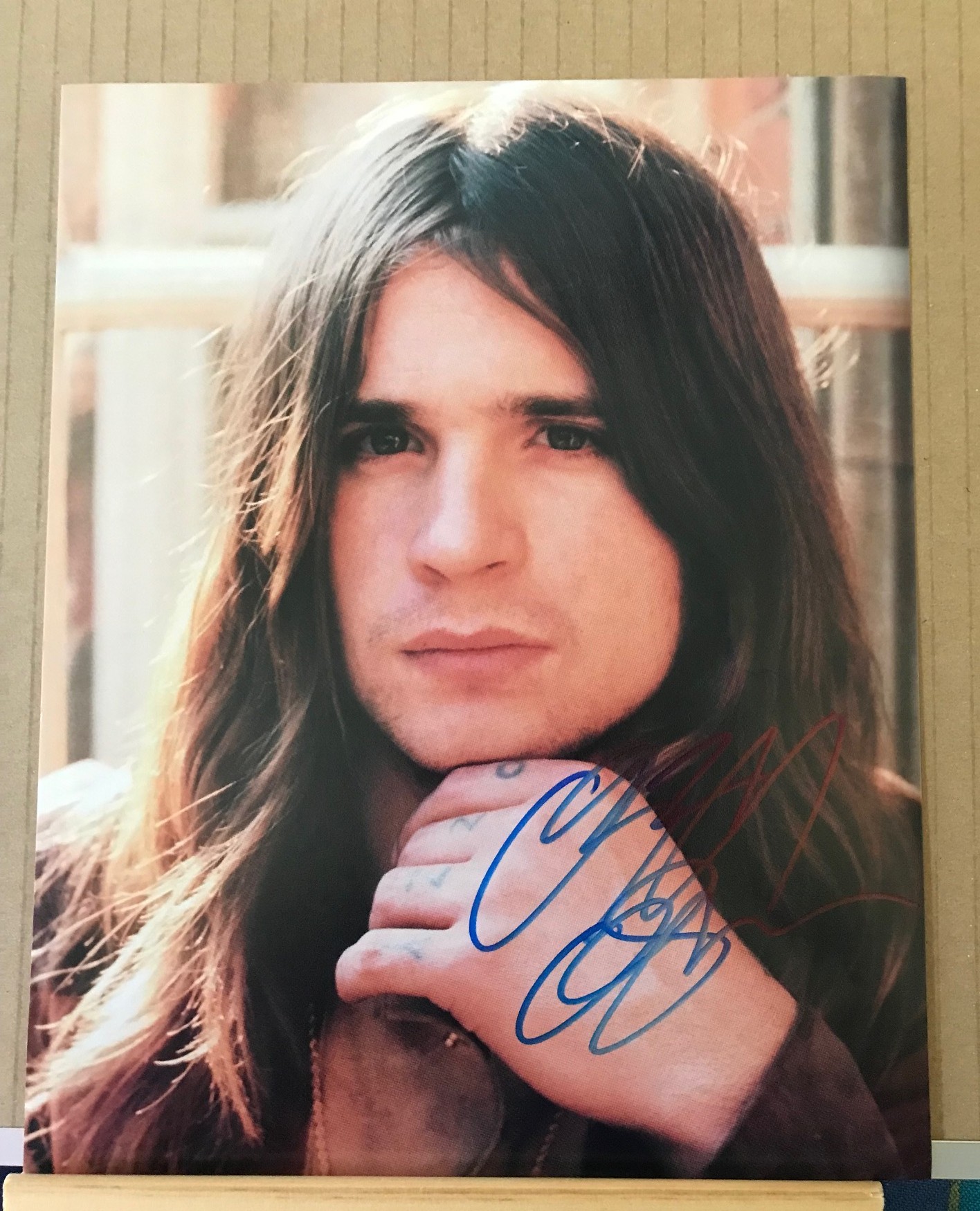 AUTOGRAPH PHOTO - OZZY OSBOURNE - 8 x 10 - X Marks The Shop