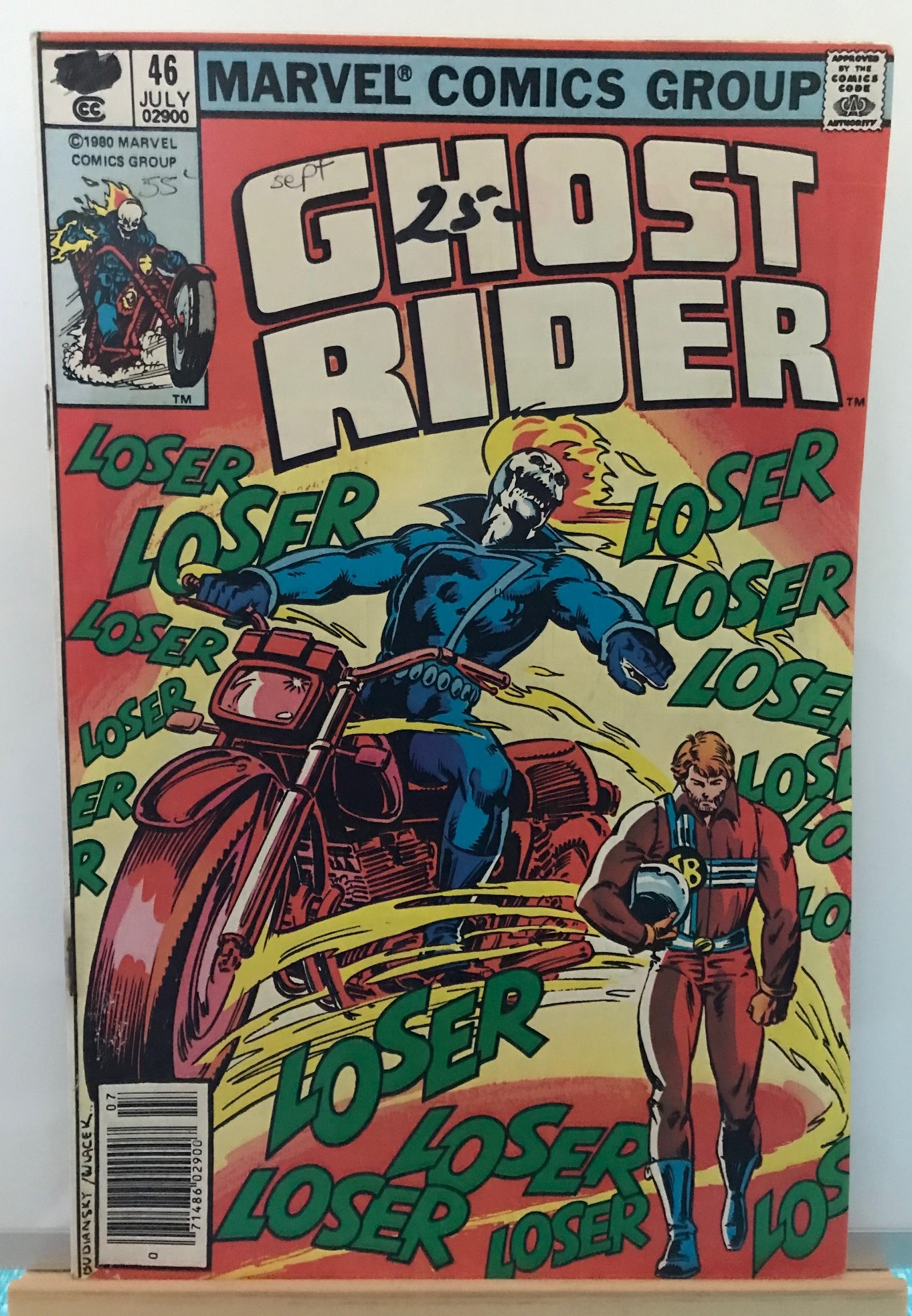 COMIC BOOK - MARVEL - GHOST RIDER (Lot of 4) - #44,#46,#47,#49 - Vol.1 ...