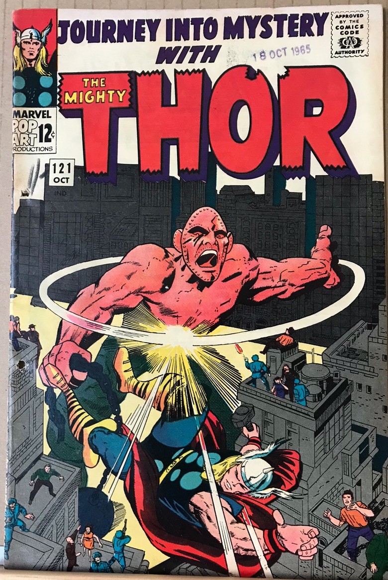 COMIC BOOK - MARVEL - JOURNEY INTO MYSTERY with THE MIGHTY THOR - #121 ...
