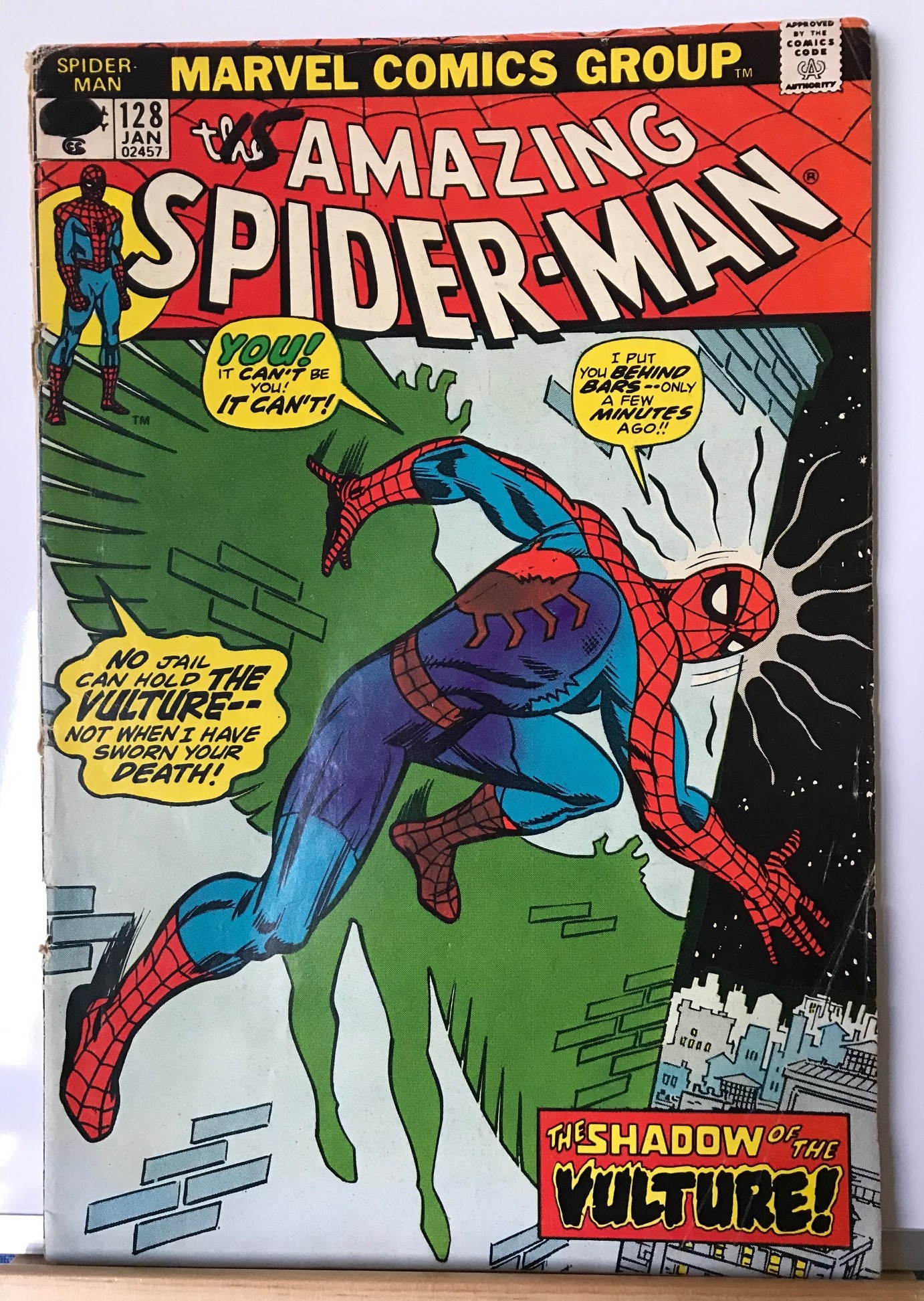 COMIC BOOK - MARVEL - THE AMAZING SPIDER-MAN - #128 - Sold 08/07/2025 ...