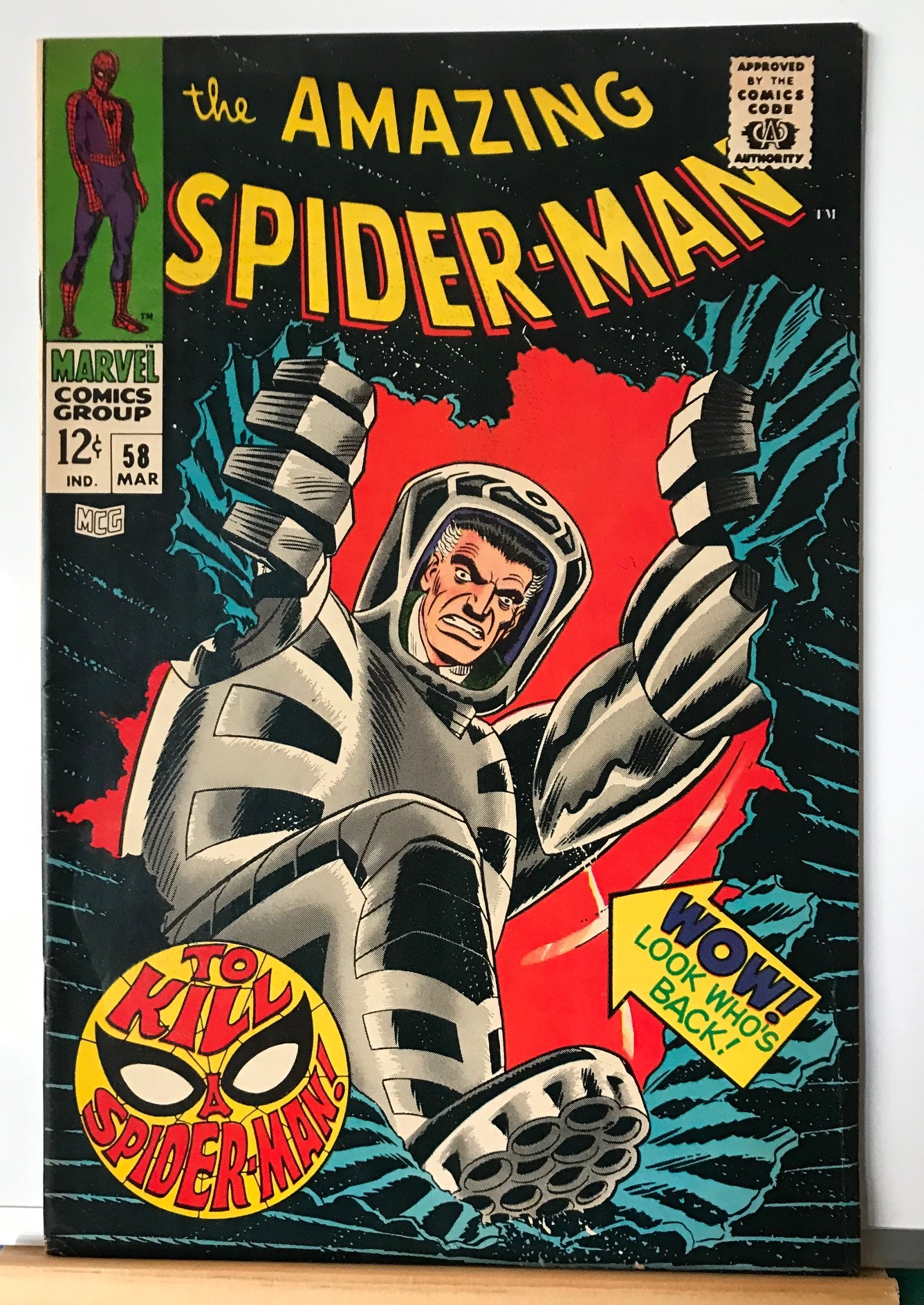 COMIC BOOK - MARVEL - THE AMAZING SPIDER-MAN - #58 - Sold 07/07/2025 ...