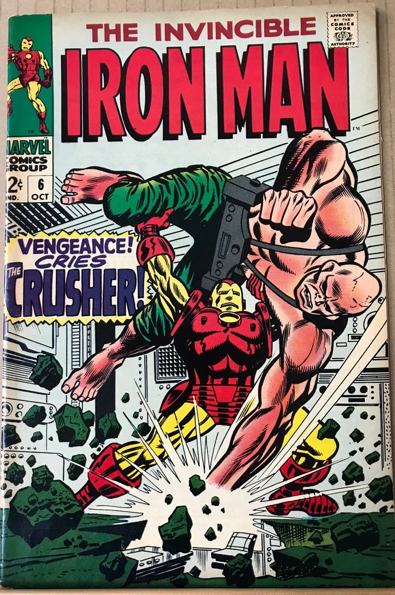 COMIC BOOK - MARVEL - THE INVINCIBLE IRON MAN - #6 - Vol.1, Oct 1968 ...