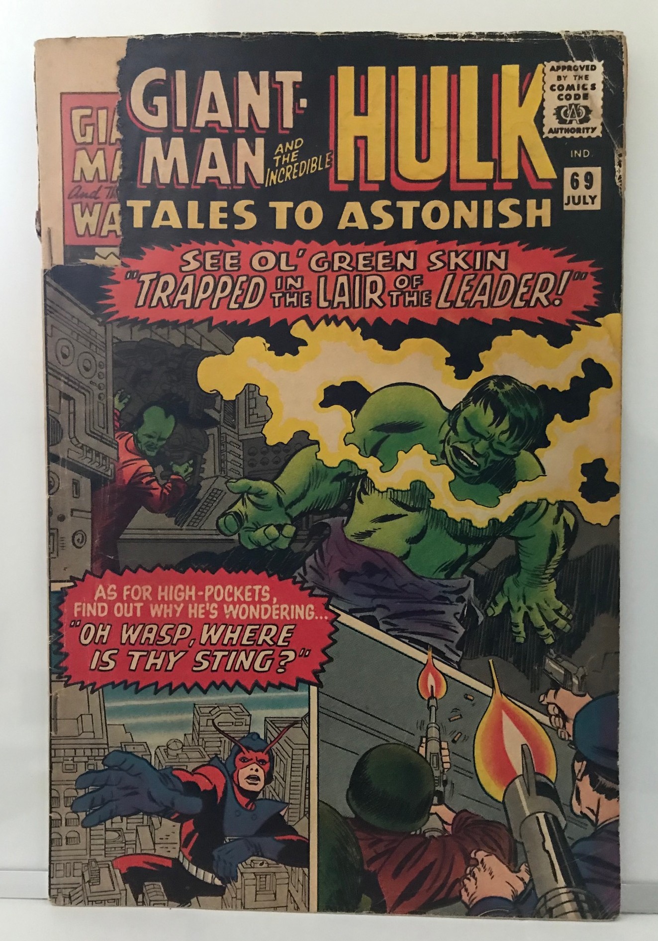 COMIC BOOK - MARVEL - TALES TO ASTONISH - Giant-Man & The Incredible ...