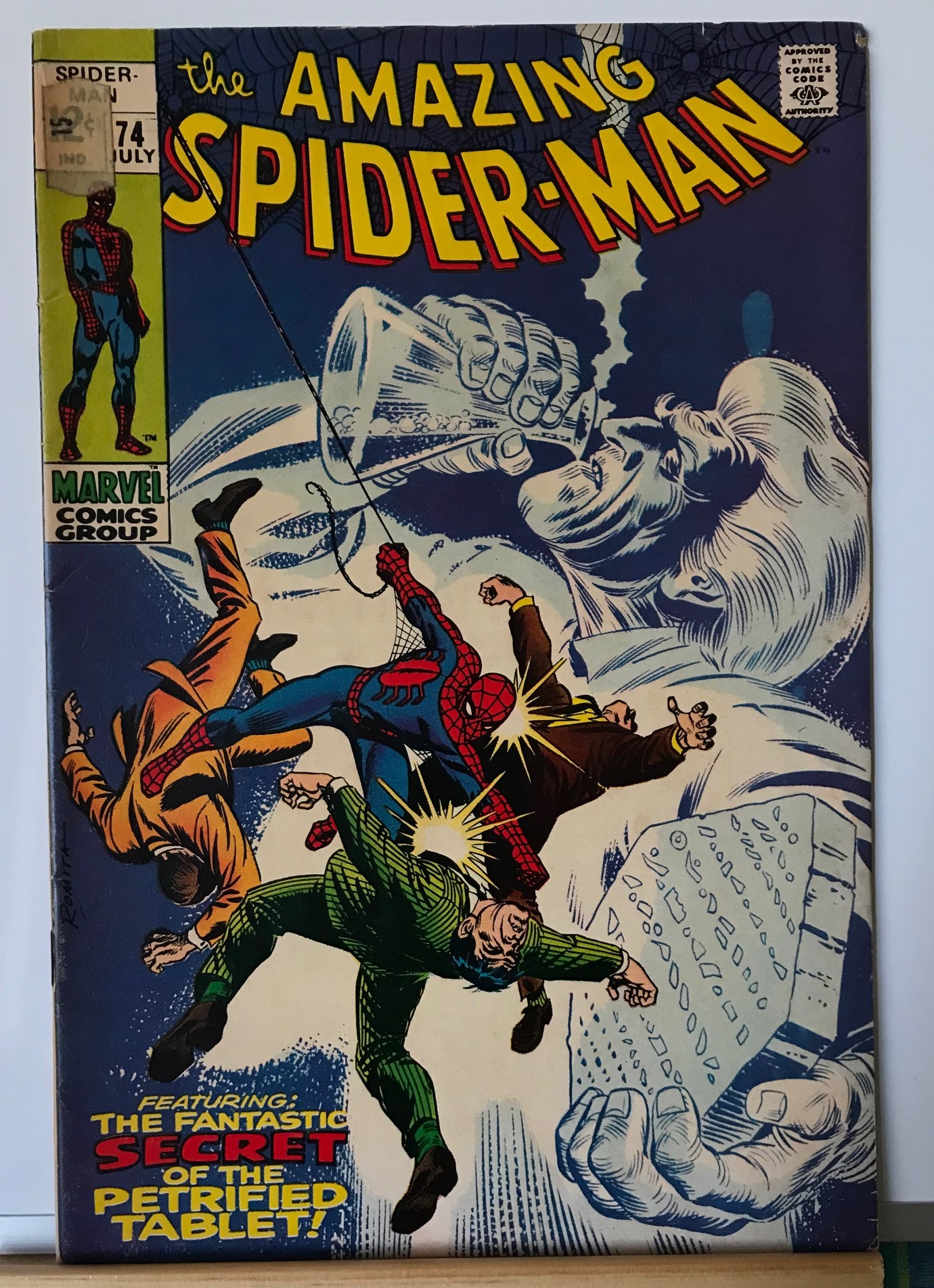 COMIC BOOK - MARVEL - THE AMAZING SPIDER-MAN - #74 - Sold 08/07/2025 ...