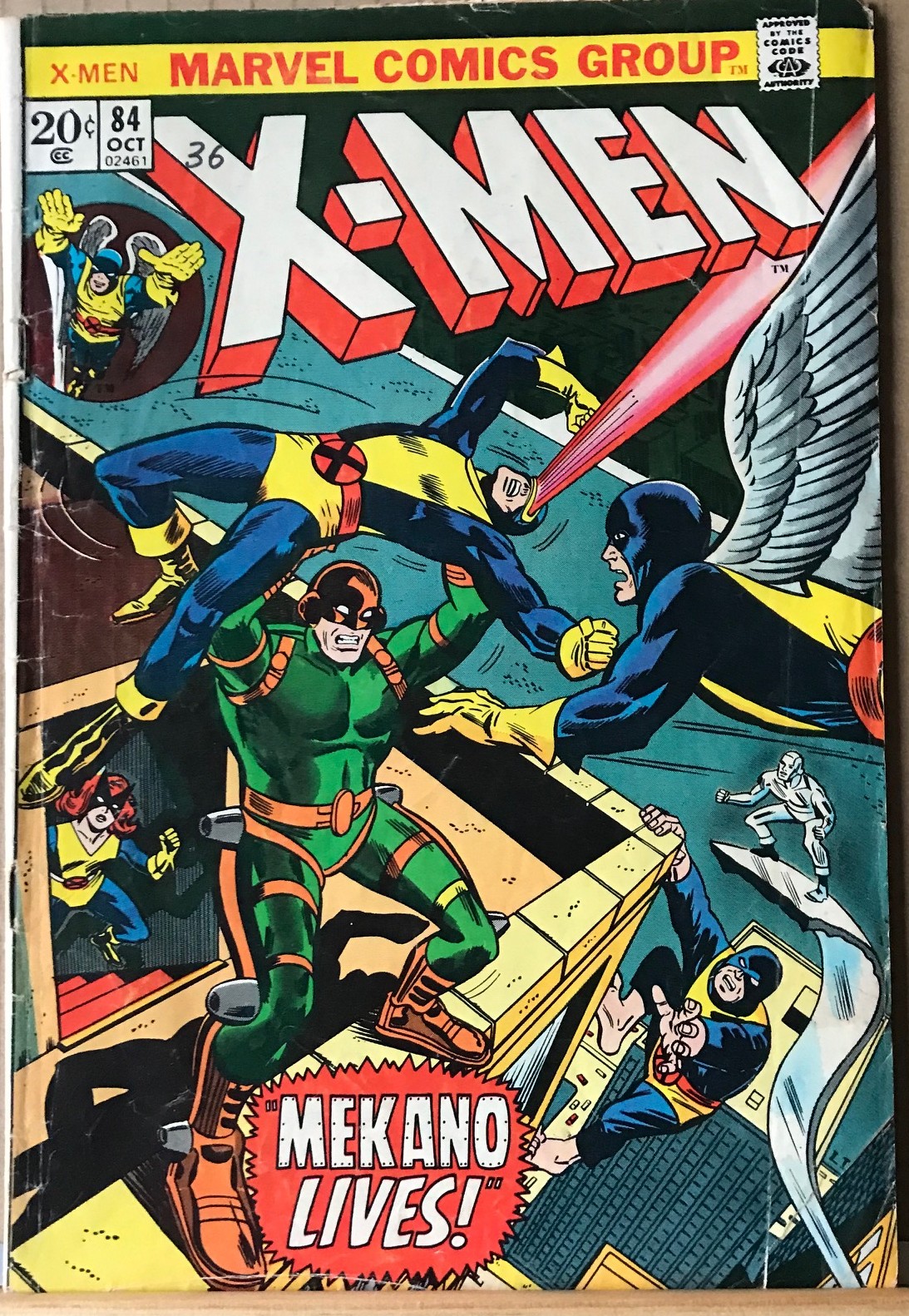 COMIC BOOK - MARVEL - X-MEN - #84 - Vol.1, Oct 1973 - X Marks The Shop