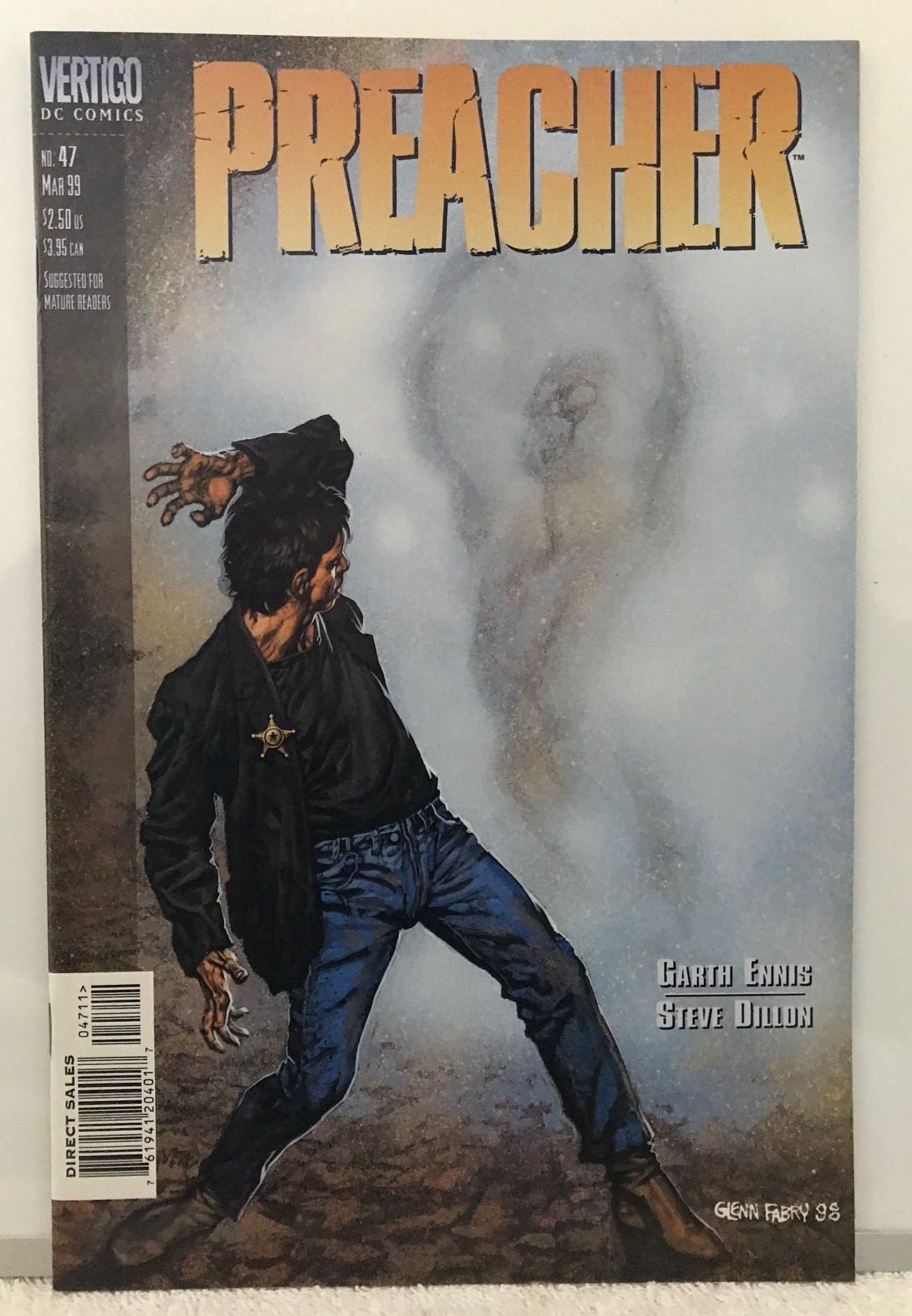 COMIC BOOK - DC VERTIGO - PREACHER - #47 - Vol.1, Mar 1999 - X Marks ...