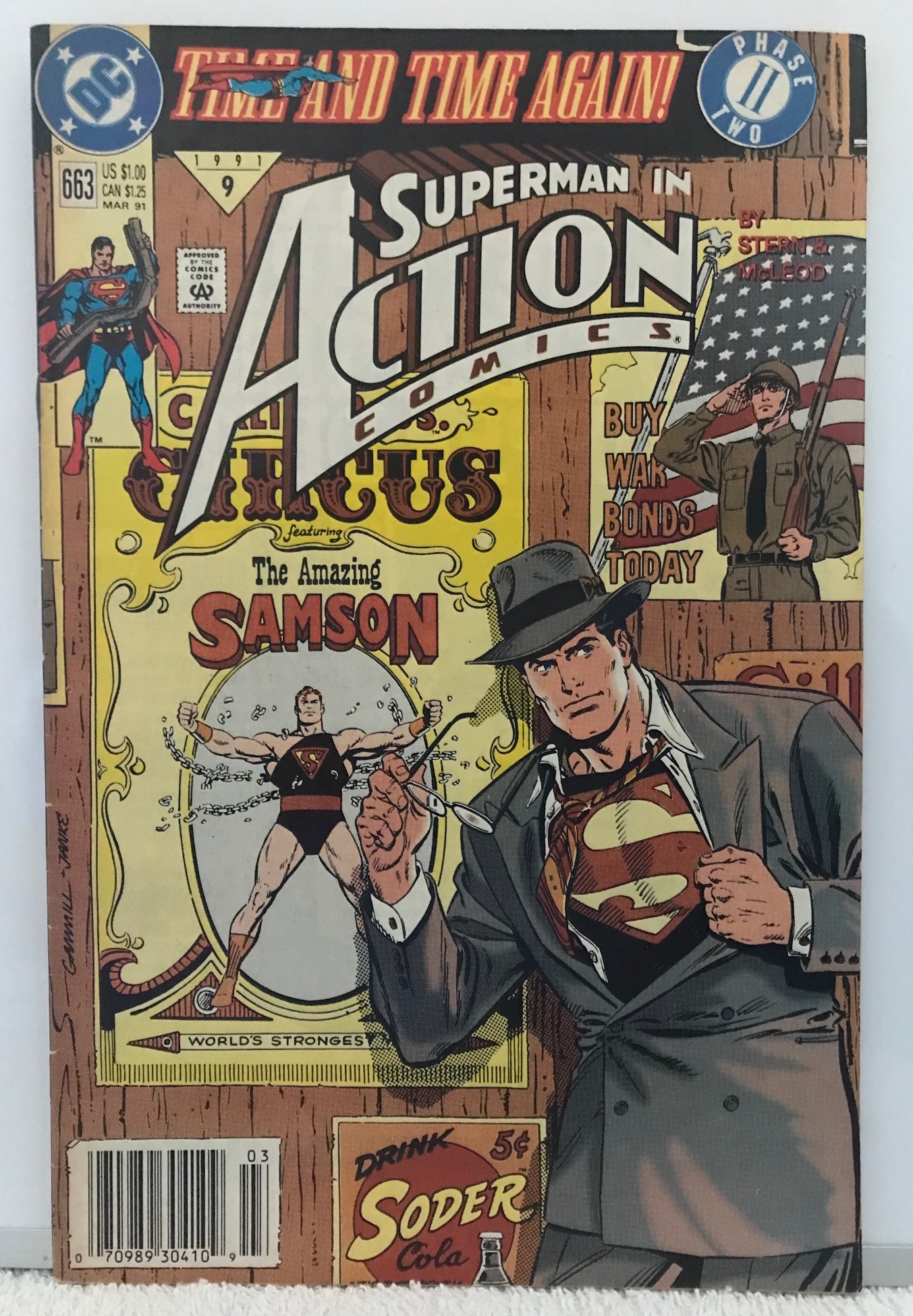 COMIC BOOK - DC - SUPERMAN in Action Comics (Lot of 4) - #643,#663,#684 ...