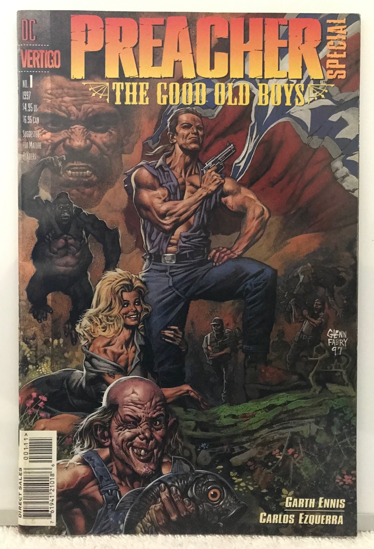 COMIC BOOK - DC VERTIGO - PREACHER - SPECIAL - #1 - Vol.1, 1997 - X ...