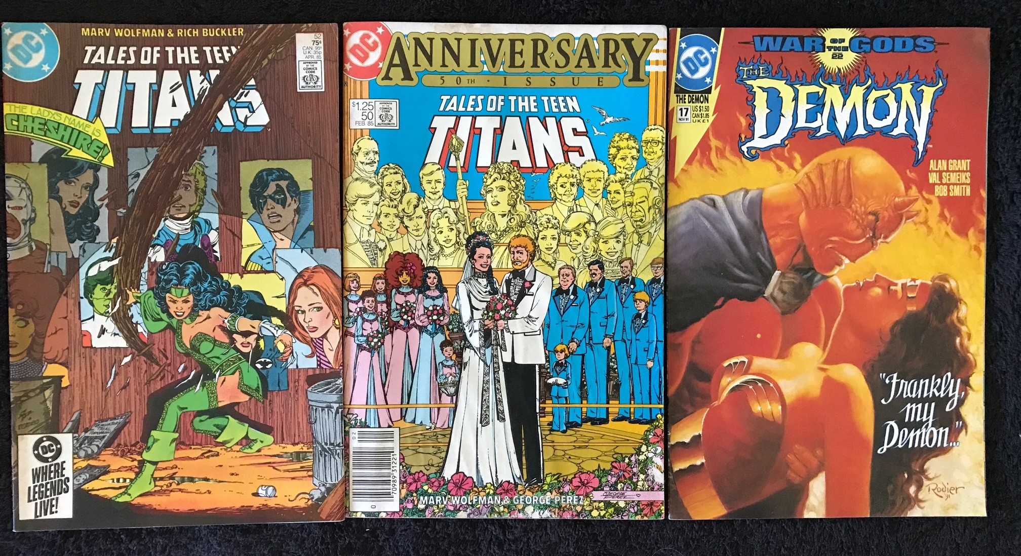 COMIC BOOK - DC COMICS - Mixed Lot of 7(h) - X Marks The Shop