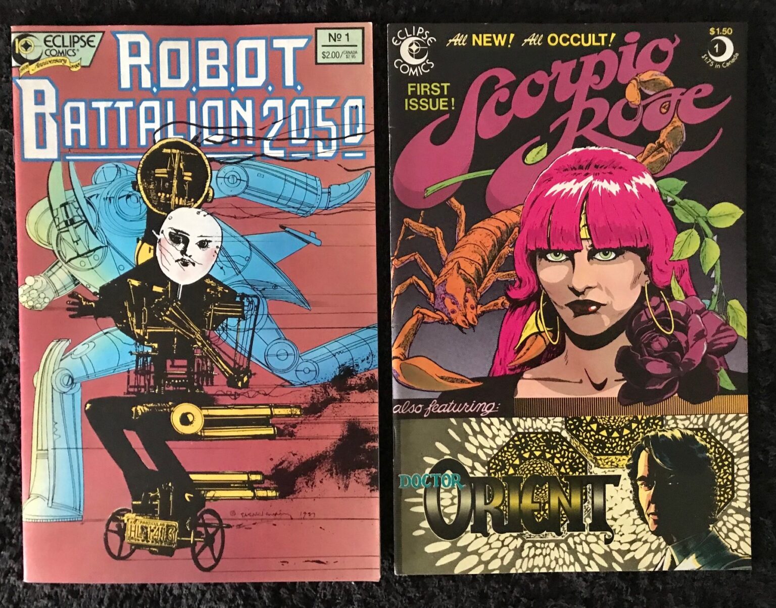 COMIC BOOK - ECLIPSE - Mixed Lot of 5 (a) - X Marks The Shop