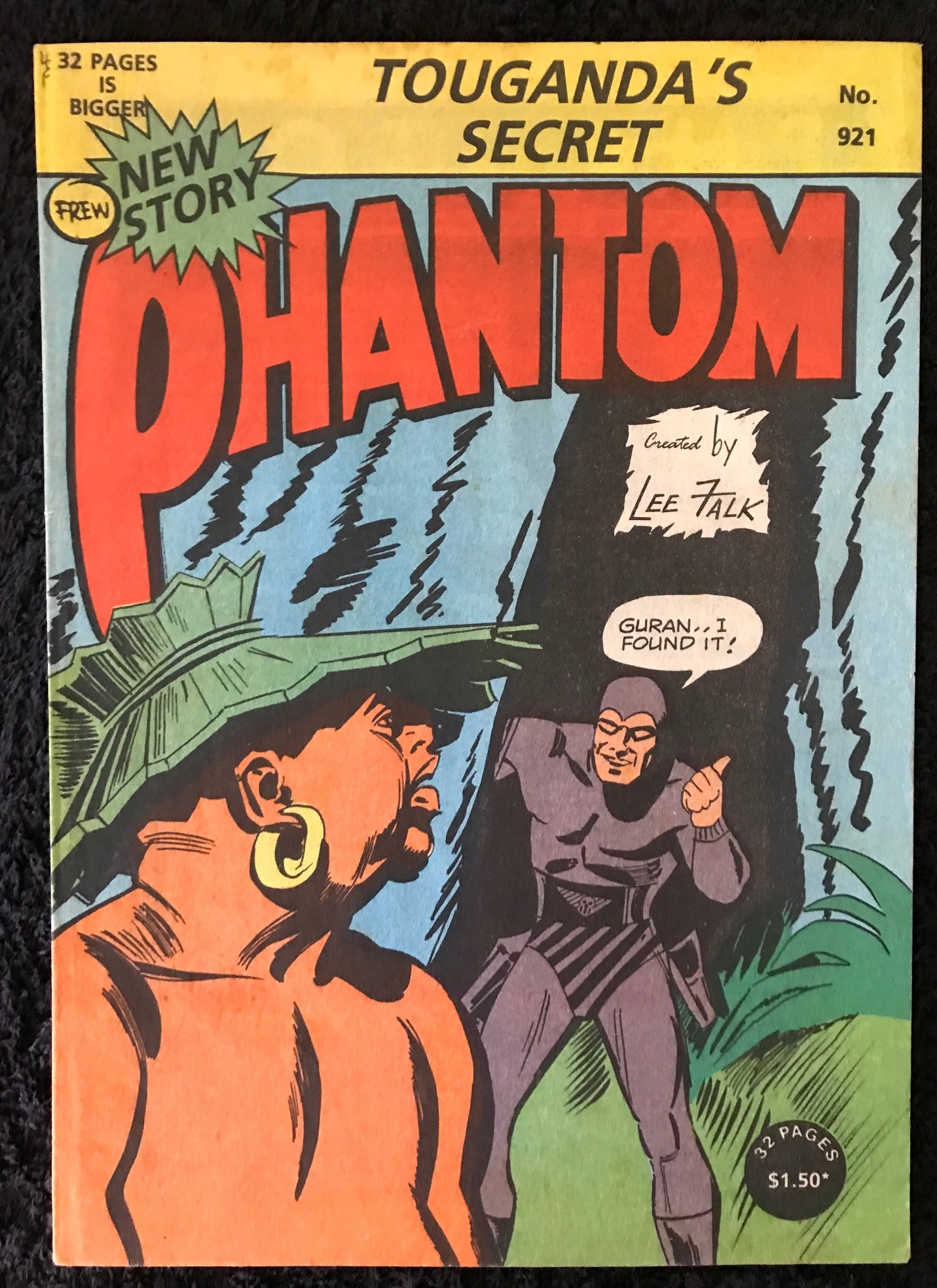 FREW PHANTOM COMIC #921-a - X Marks The Shop