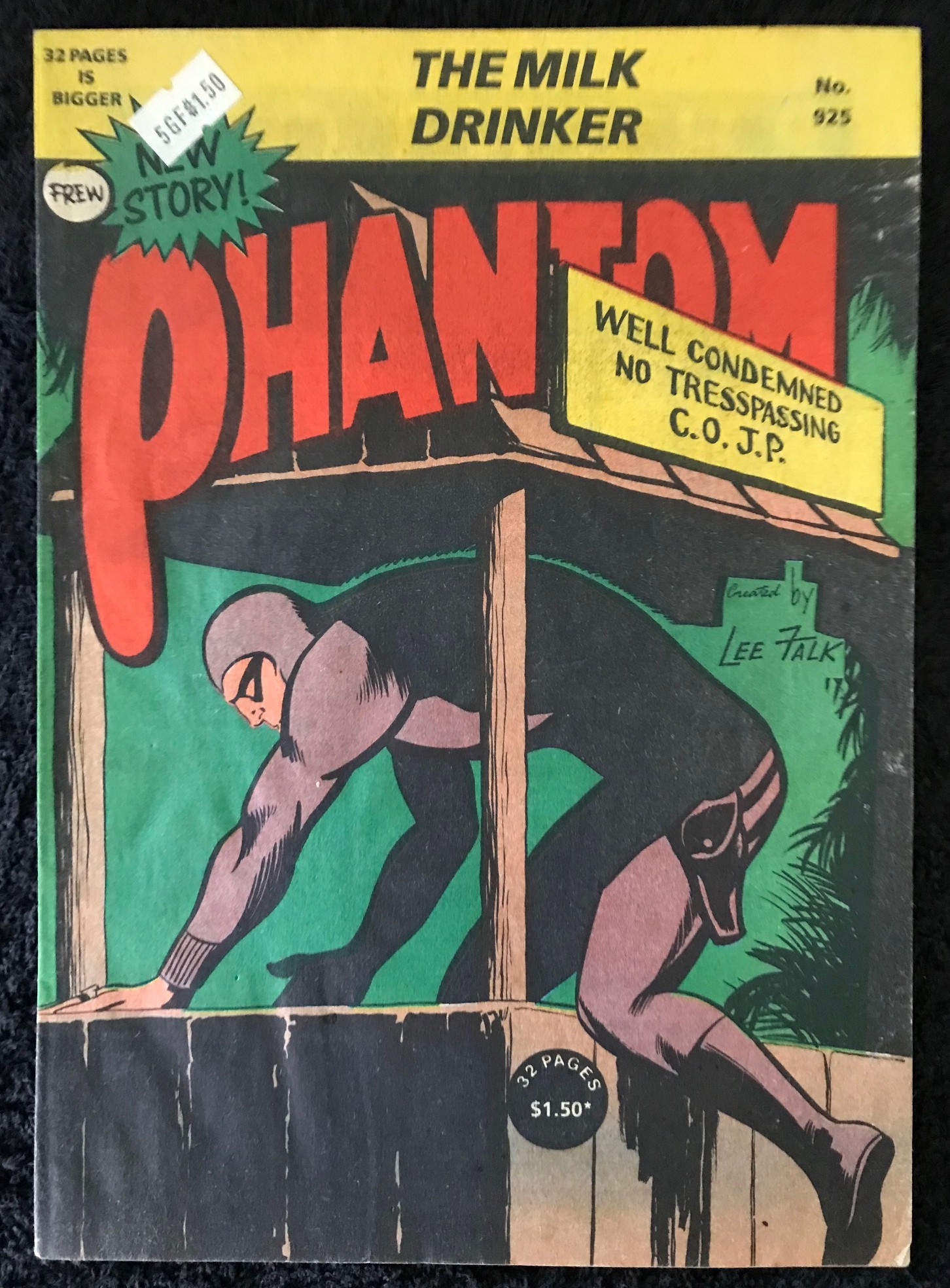 FREW PHANTOM COMIC #925-a - X Marks The Shop