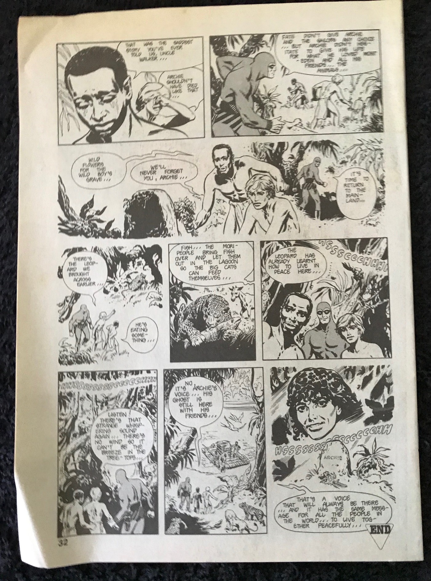 FREW PHANTOM COMIC #931-b - Promotional Reprint - X Marks The Shop