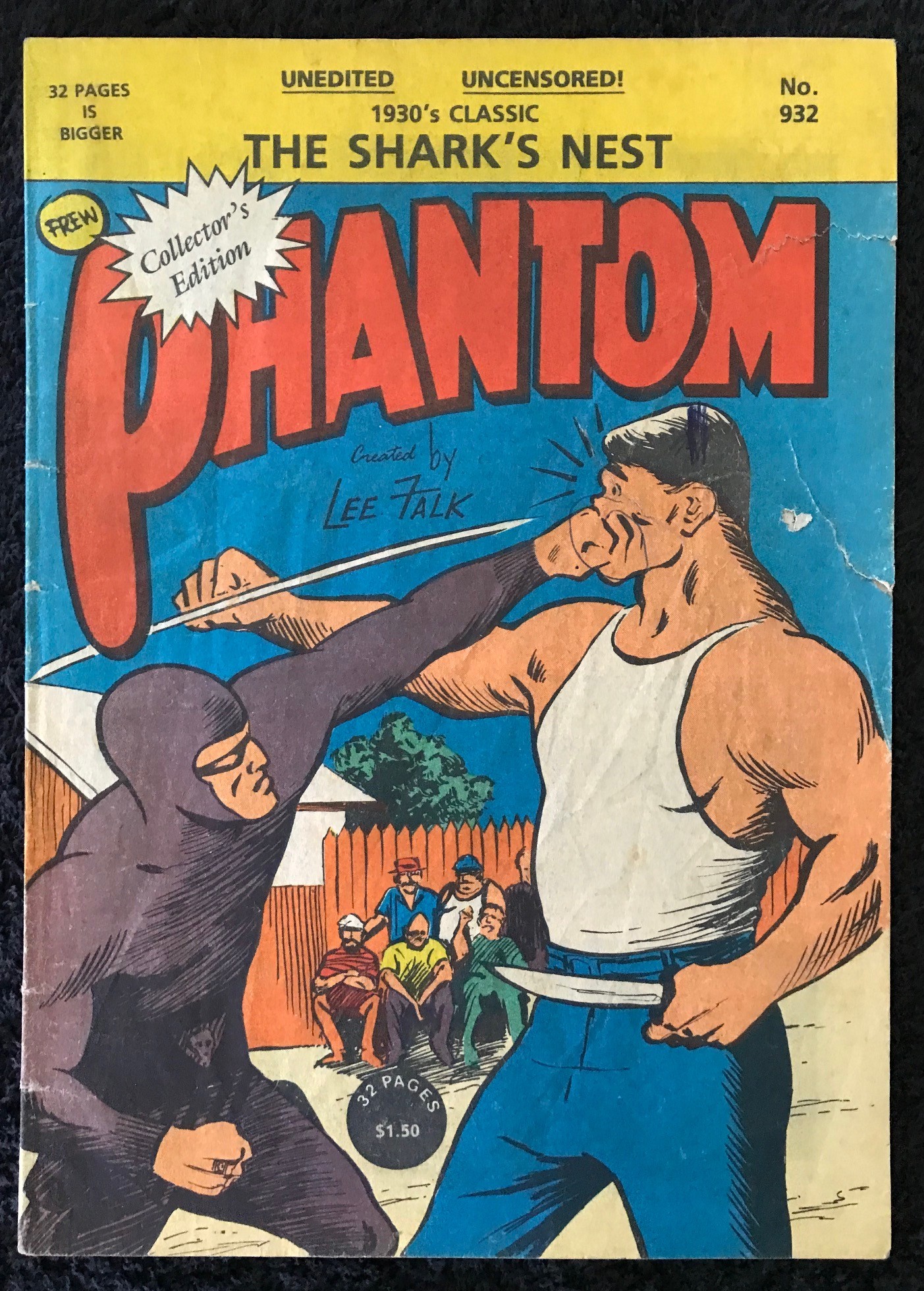 FREW PHANTOM COMIC #932-a - X Marks The Shop