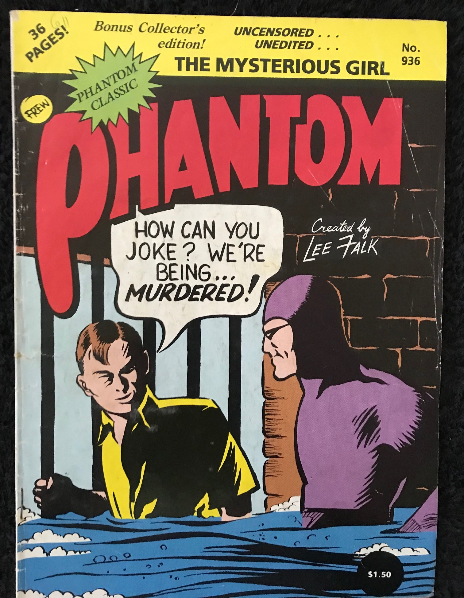 FREW PHANTOM COMIC #936-a - X Marks The Shop