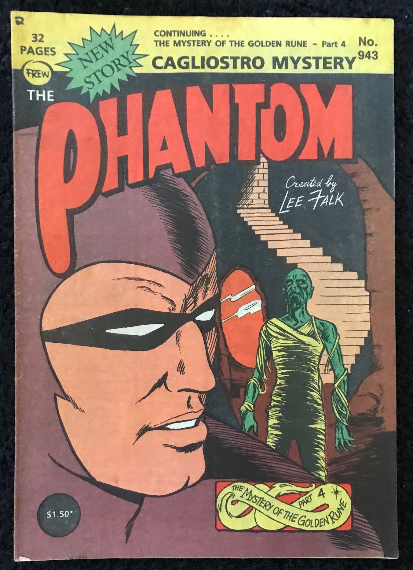 FREW PHANTOM COMIC #943-a - X Marks The Shop