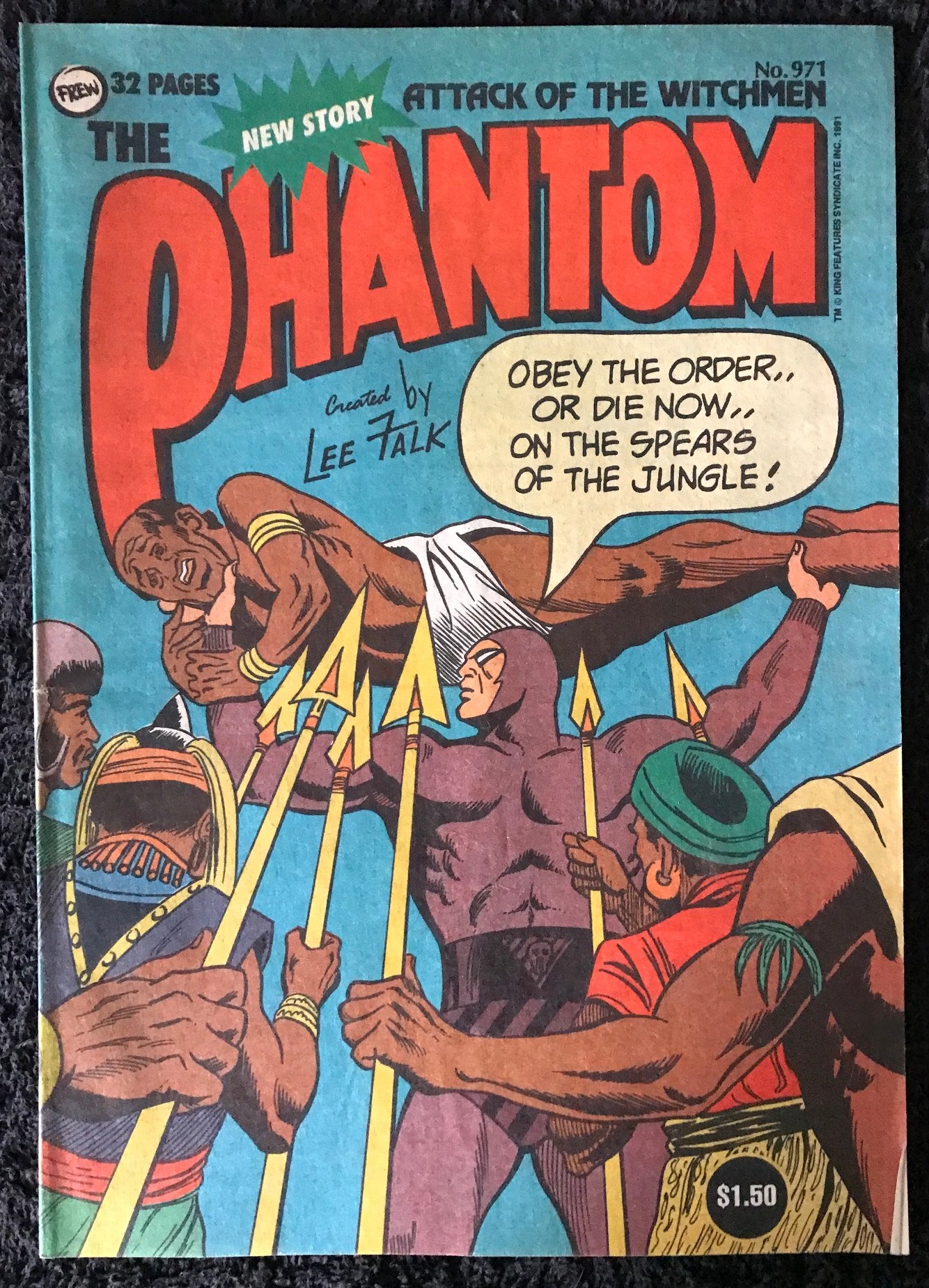 FREW PHANTOM COMIC #971-b - X Marks The Shop