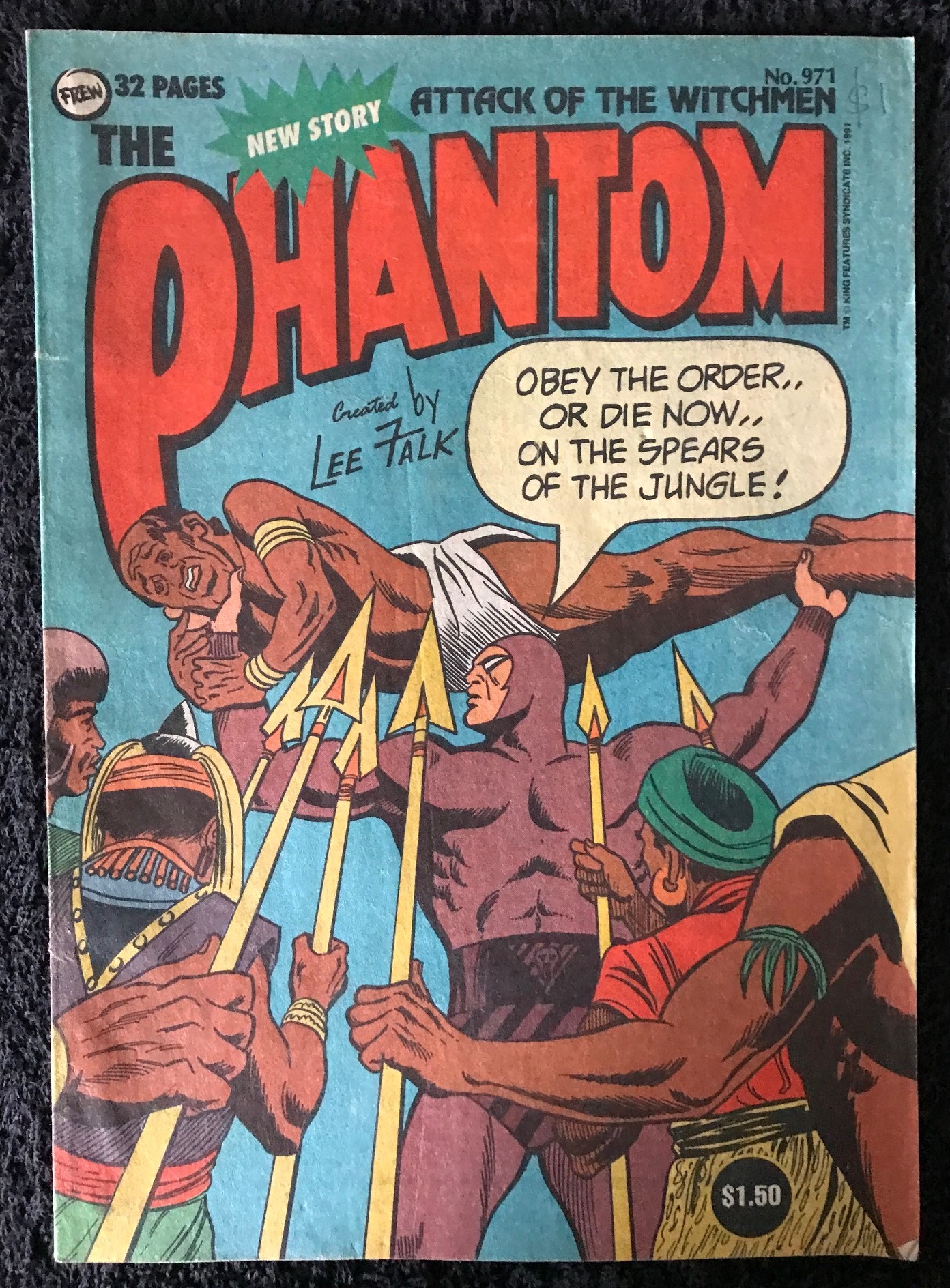 FREW PHANTOM COMIC #971-c - X Marks The Shop