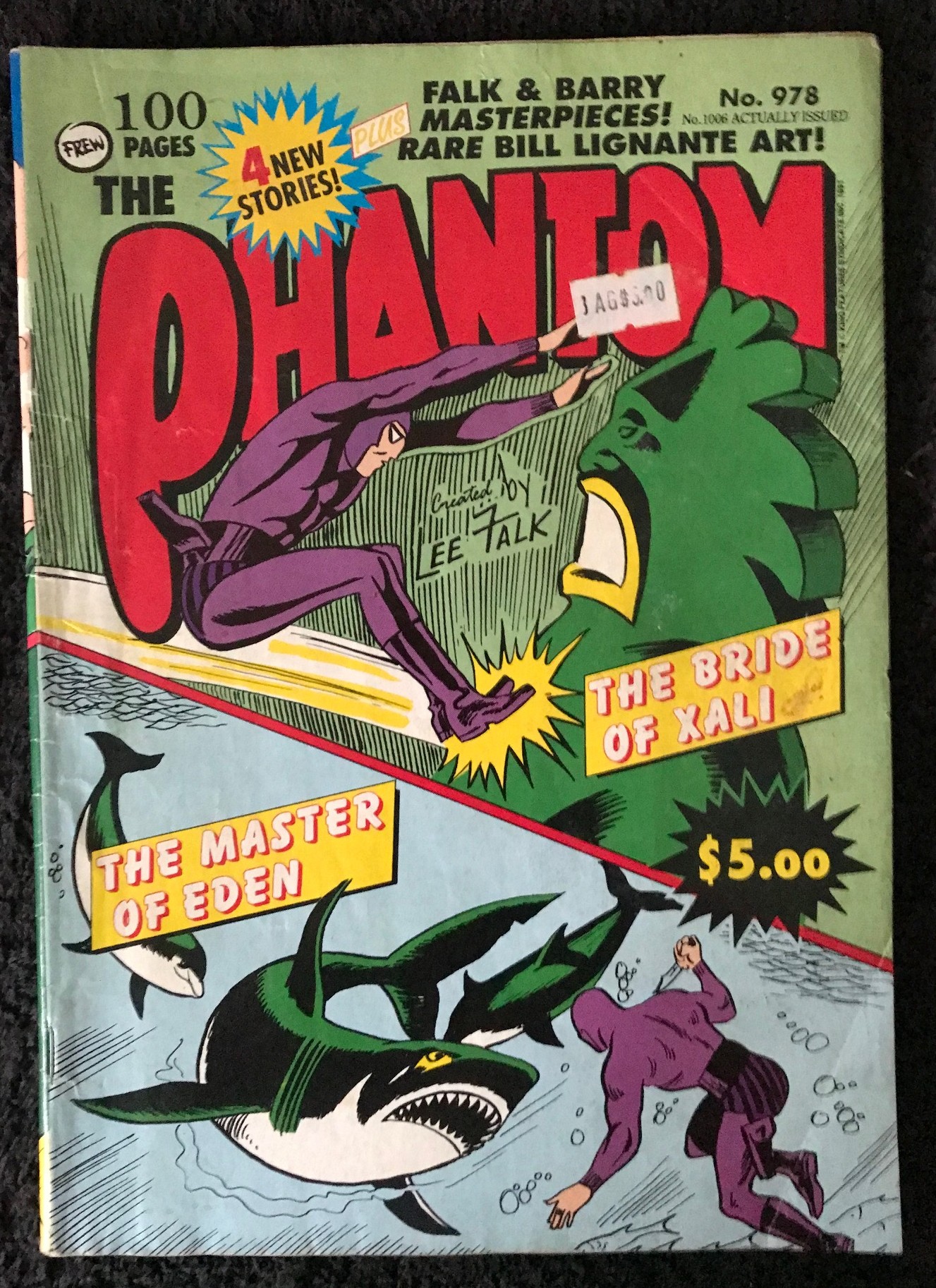 FREW PHANTOM COMIC #978-c - X Marks The Shop