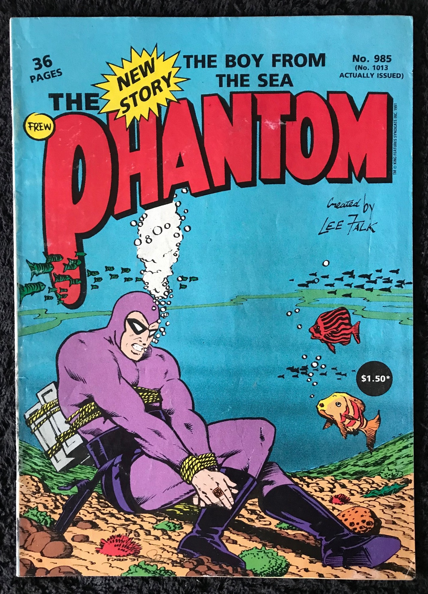 FREW PHANTOM COMIC #985-d - X Marks The Shop