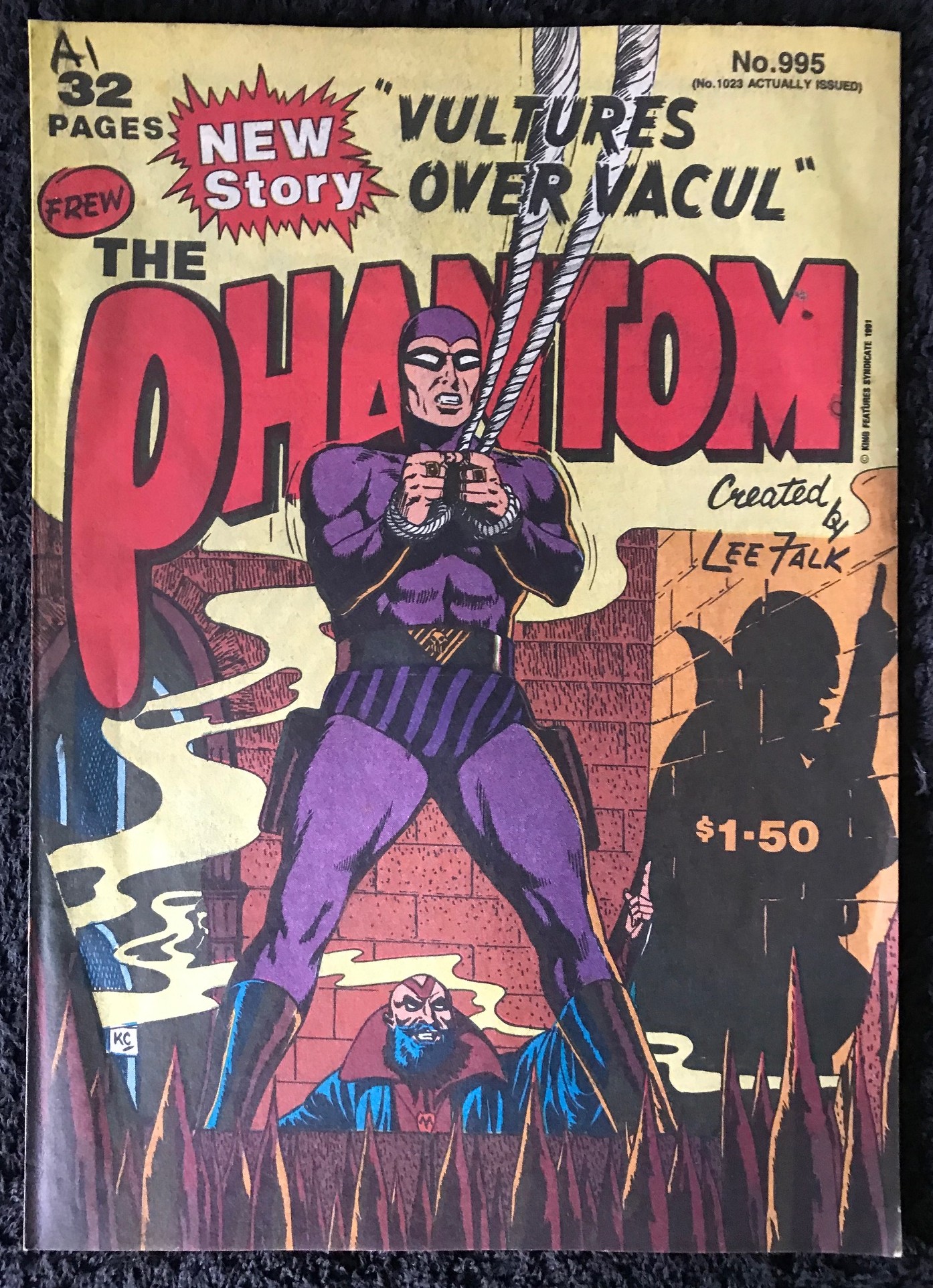 FREW PHANTOM COMIC #995-b - X Marks The Shop