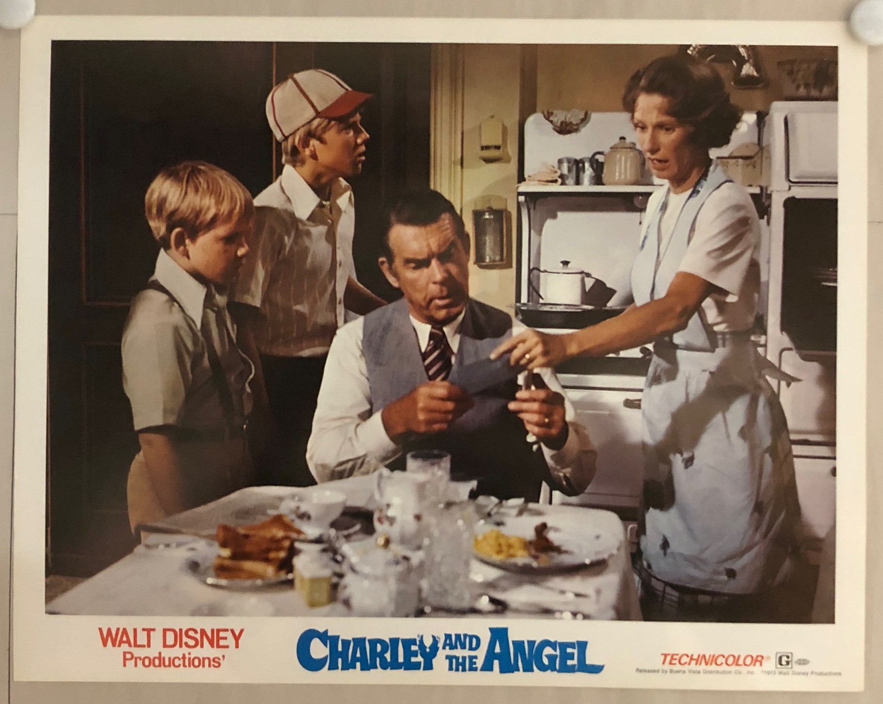 ORIGINAL LOBBY CARDS – CHARLEY AND THE ANGEL – 1973 – Walt Disney – set ...